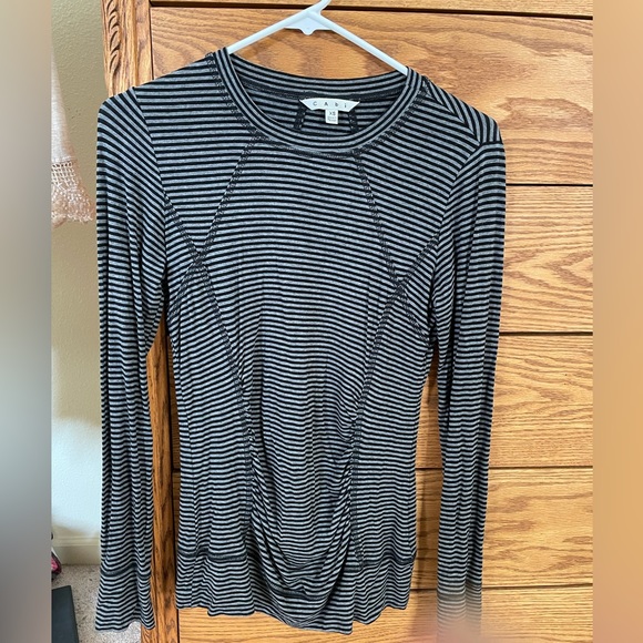 CAbi | Tops | Cabi Long Sleeve Striped Tee | Poshmark